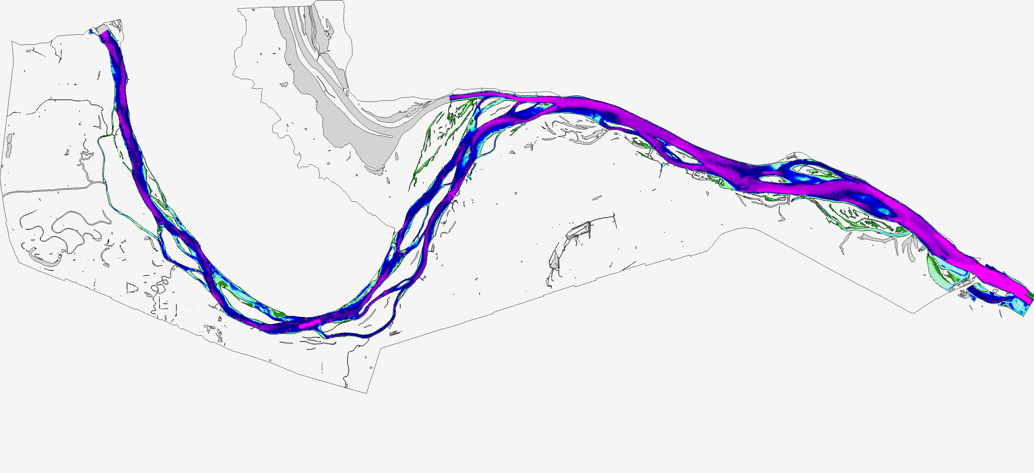 UMESC - Bathymetry - Viewable Summary Graphics - Pool 21